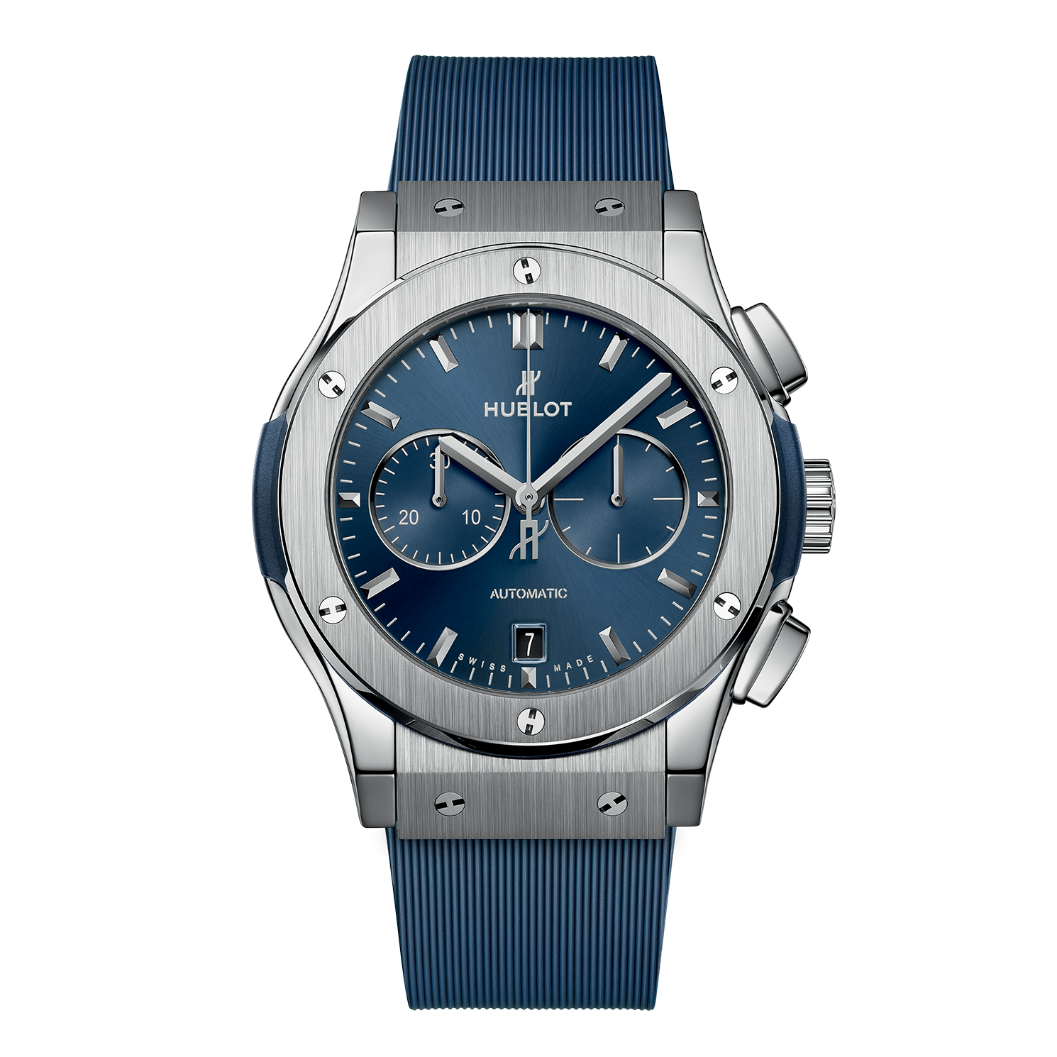 Hublot Classic Fusion Titanium Blue 42 541.NX.7170.RX | Watchdreamer
